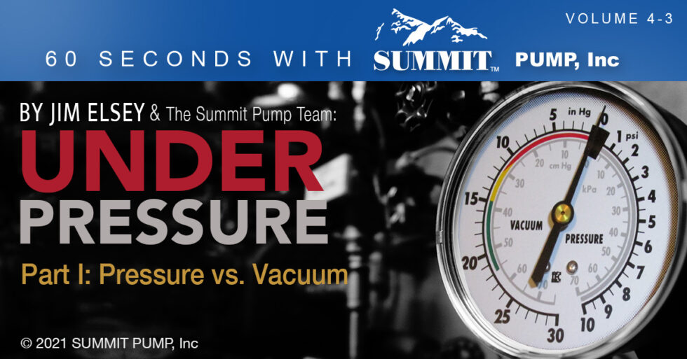 Under Pressure – Part One: Pressure vs. Vacuum | R. A. Ross & Associates